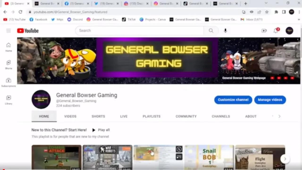 General Bowser Gaming Channel Trailer 2.0 - General Bowser Gaming