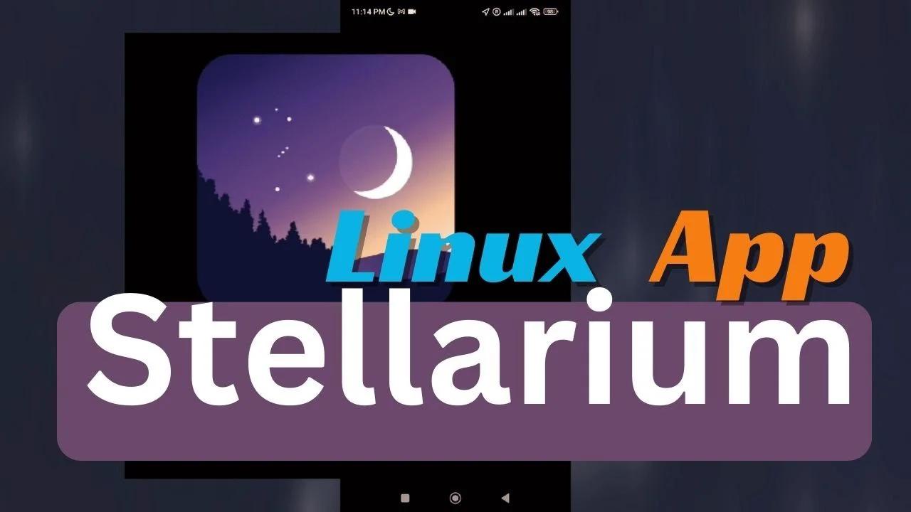 Linux App - Stellarium star map app