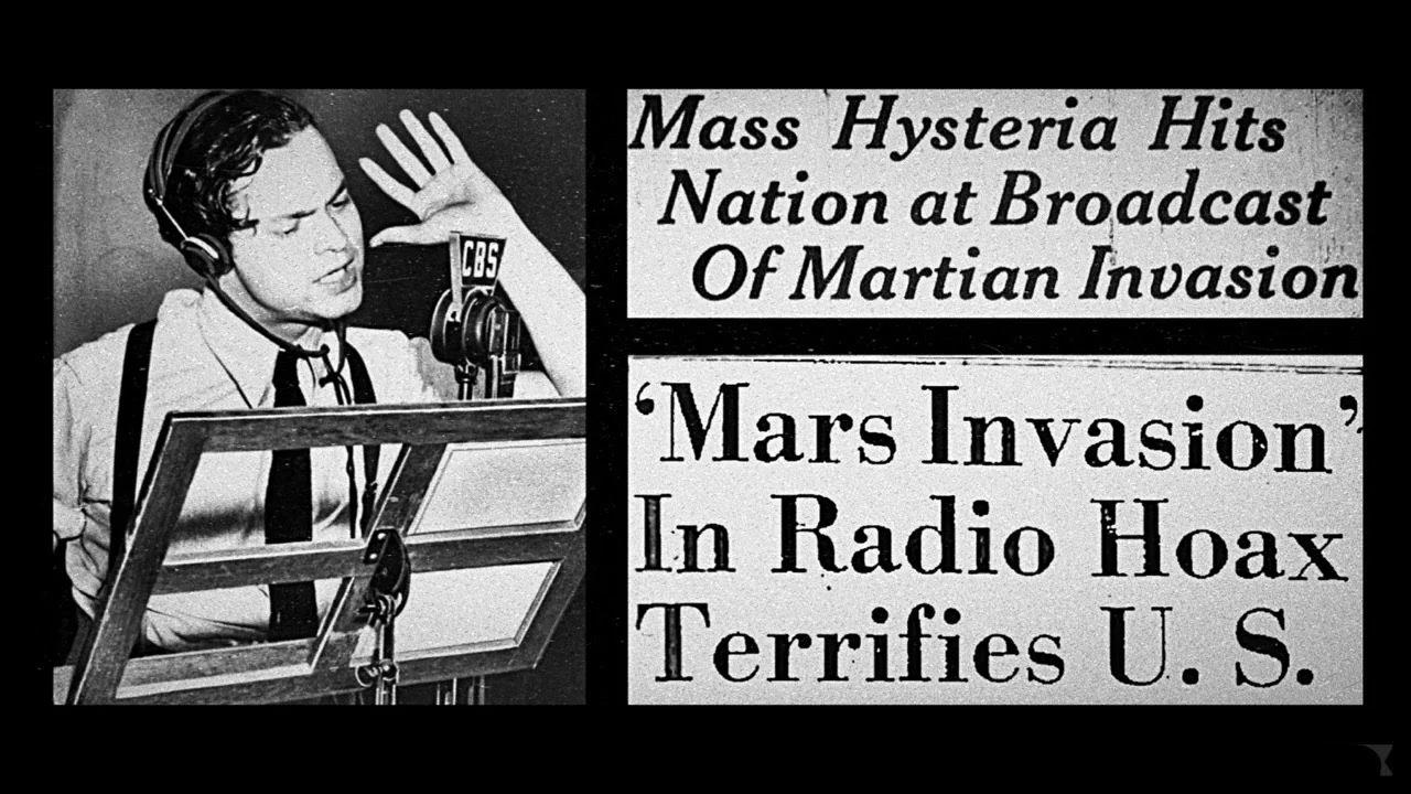 Radio broadcast of ‘Mars invasion’: “War of the Worlds” by Orson Welles ...