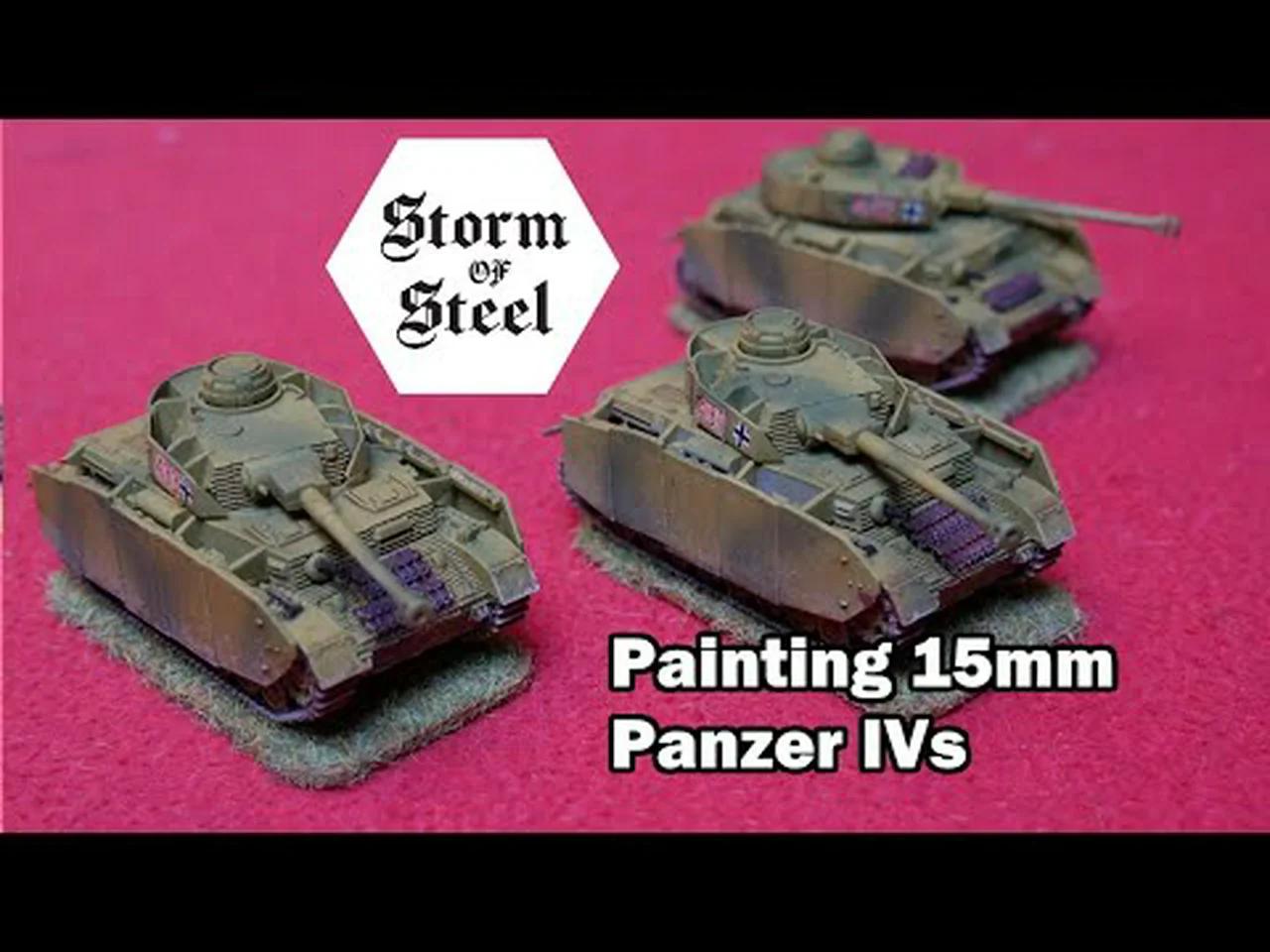 Building 15mm Panzer IVs | Storm of Steel Wargaming
