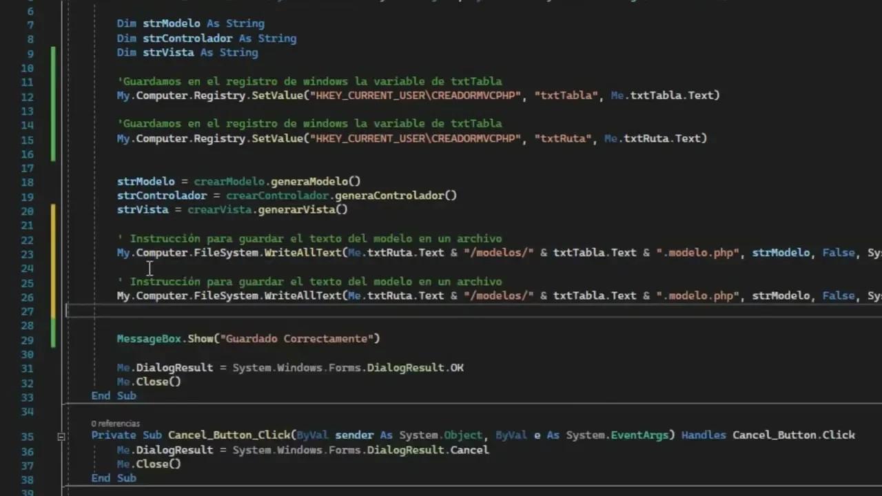 Como guardar strings Texto en archivos usando Visual Basic 2022 Community