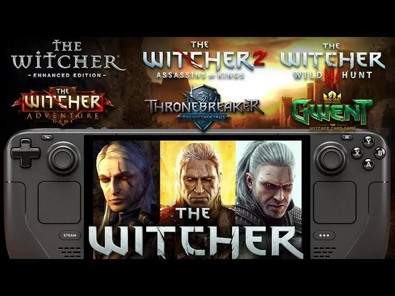 ALL The Witcher Games Tested On Steam Deck: FULL Franchise Collection ...