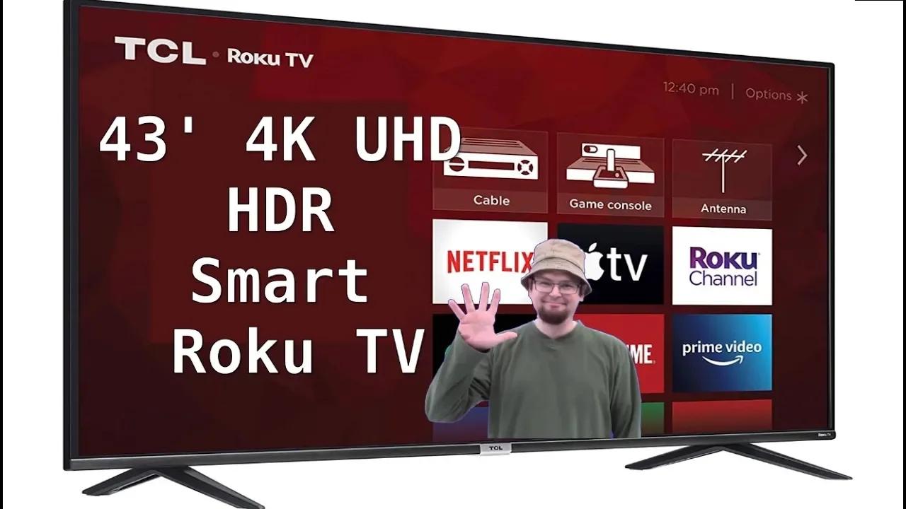 TCL 43" Class 4-Series 4K UHD HDR Smart Roku TV - 43S435 - The Good ...