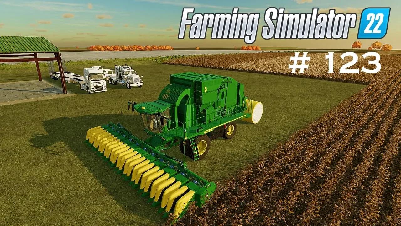 farming Simulator 22 fs22 timelapse Ep #123 big flats Texas fs22 Mods