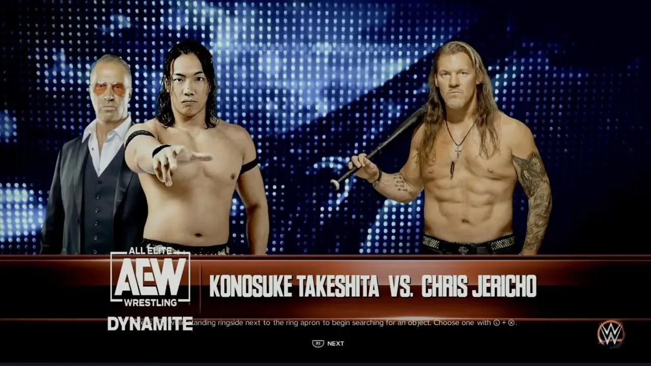 AEW Dynamite Chris Jericho vs Konosuke Takeshita