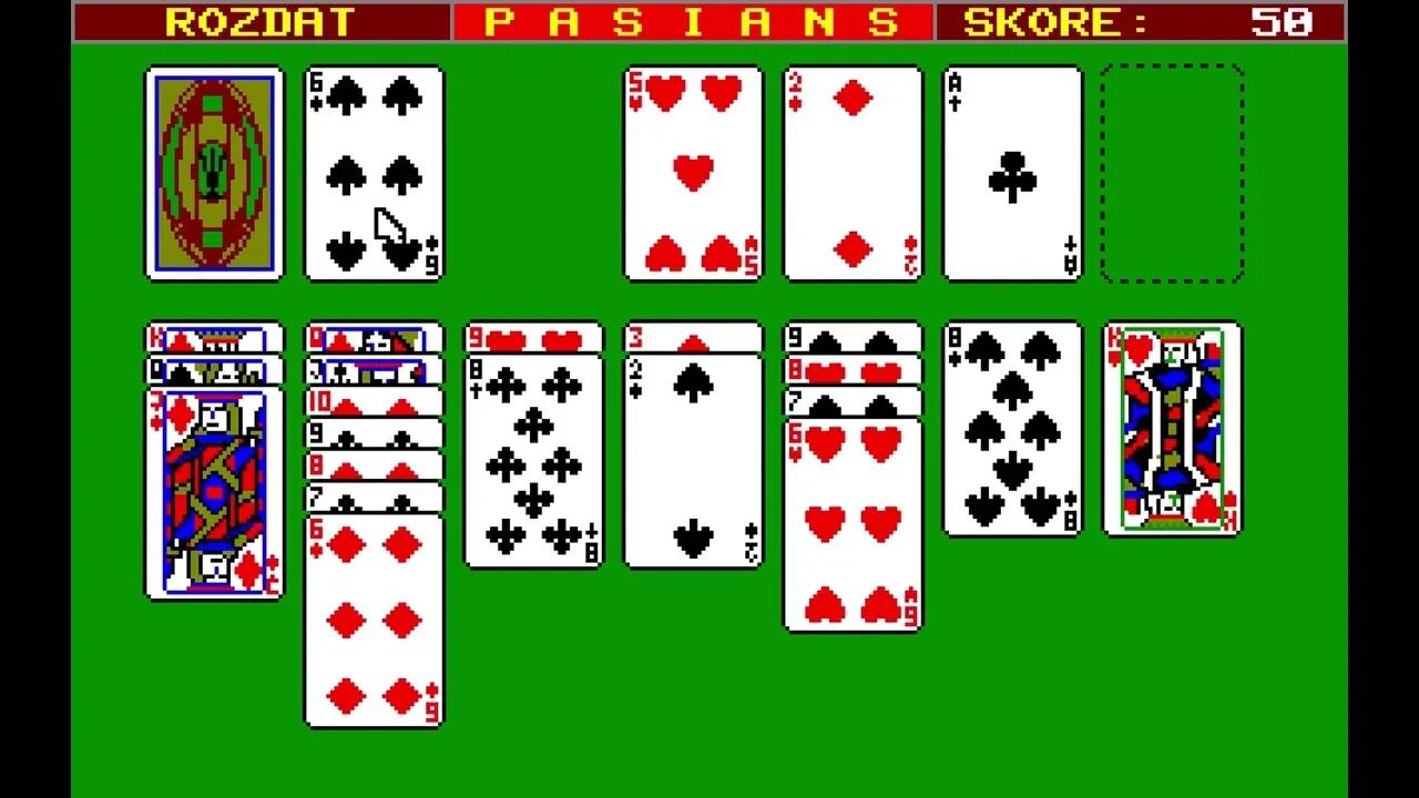 Sharp MZ-800 Game: Solitaire (19xx)