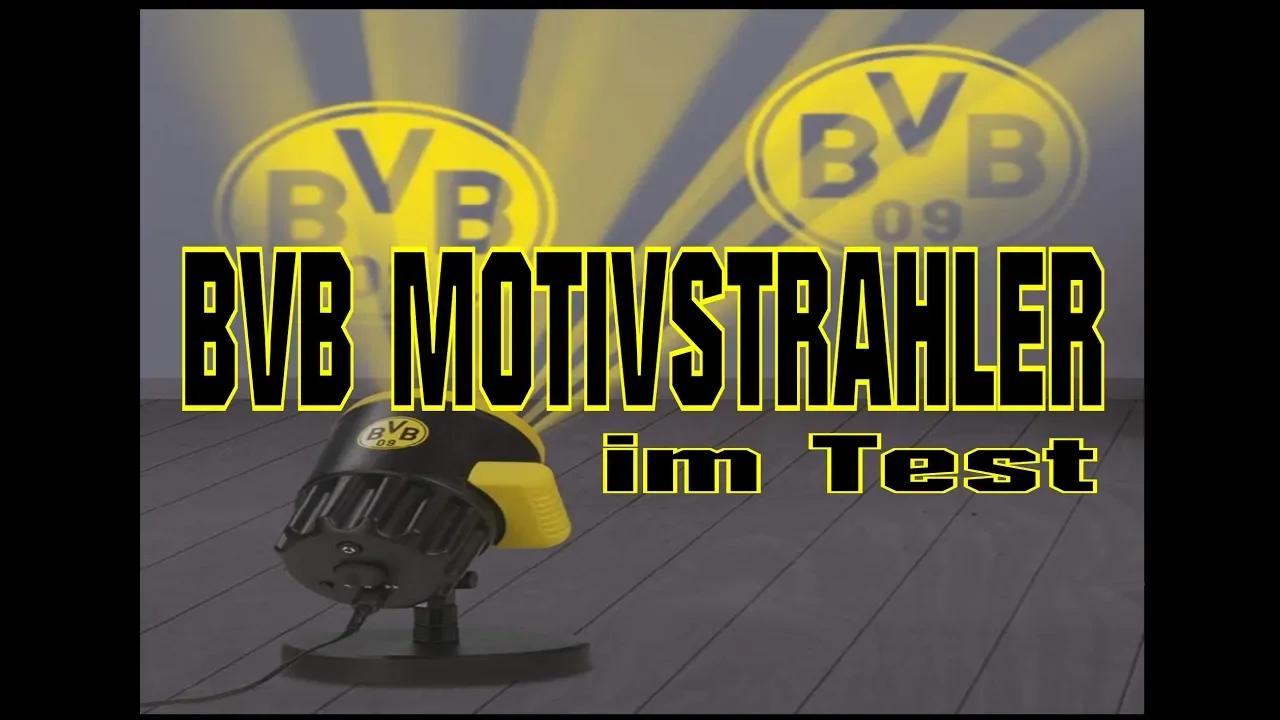 Borussia Dortmund BVB LED Motivstrahler Unboxing und Test - Lohnt es sich?!