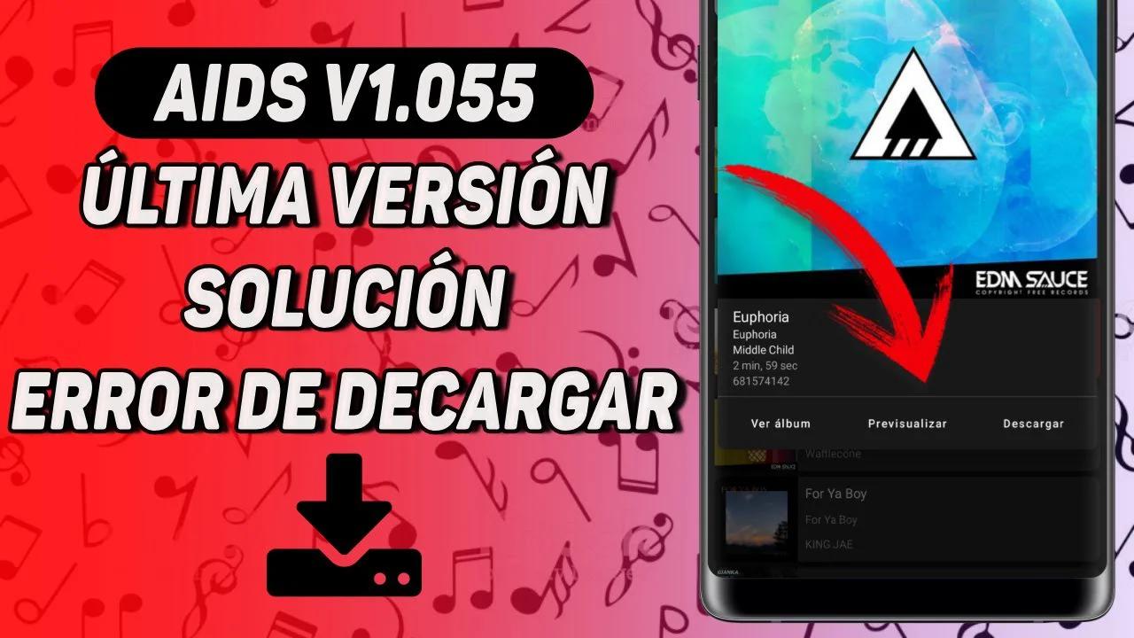 SOLUCIÓN AIDS NO DESCARGA LA MÚSICA / AIDS V1.055 ULTIMA VERSIÓN
