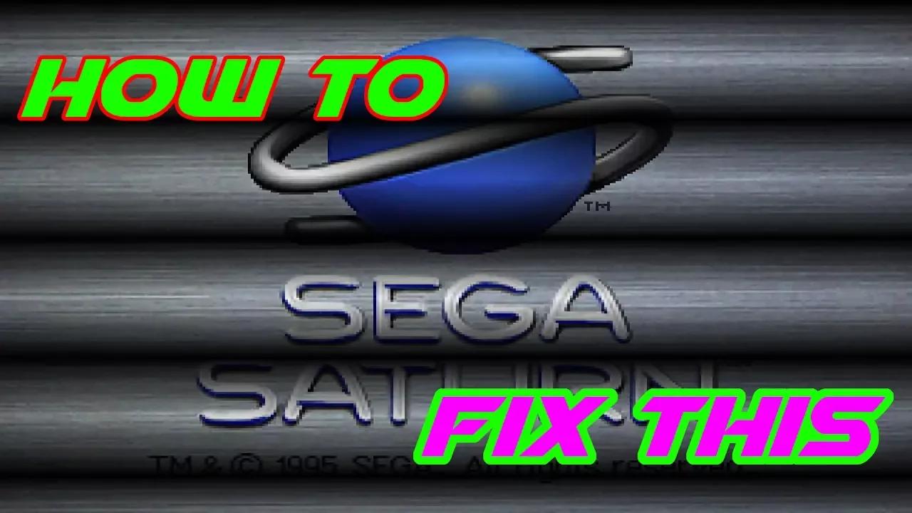 Sega Saturn How To Fix Horizontal Lines