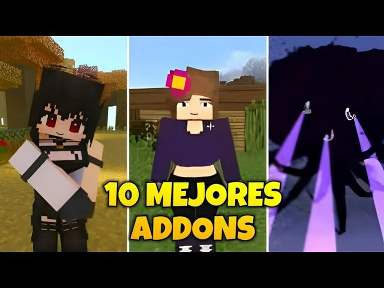 😮Top 10 MEJORES ADDONS para Minecraft PE 1.20 | Addons Minecraft Bedrock