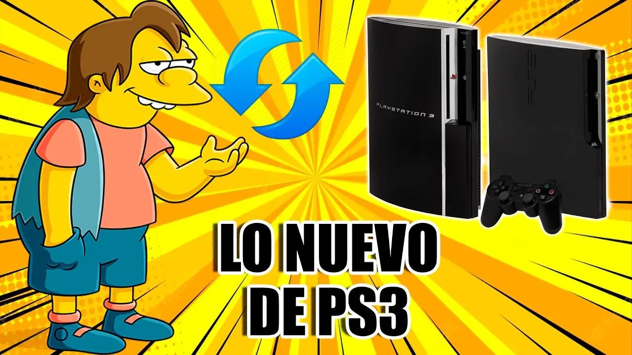 ACTUALIZA TU PS3 YA!! CON LO MAS NUEVO HASTA EL MOMENTO!!