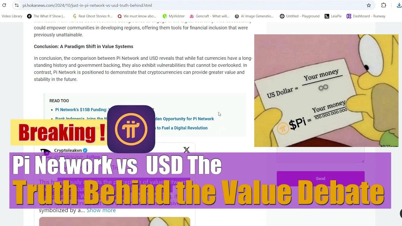 Pi Network vs USD The Truth Behind the Value Debate