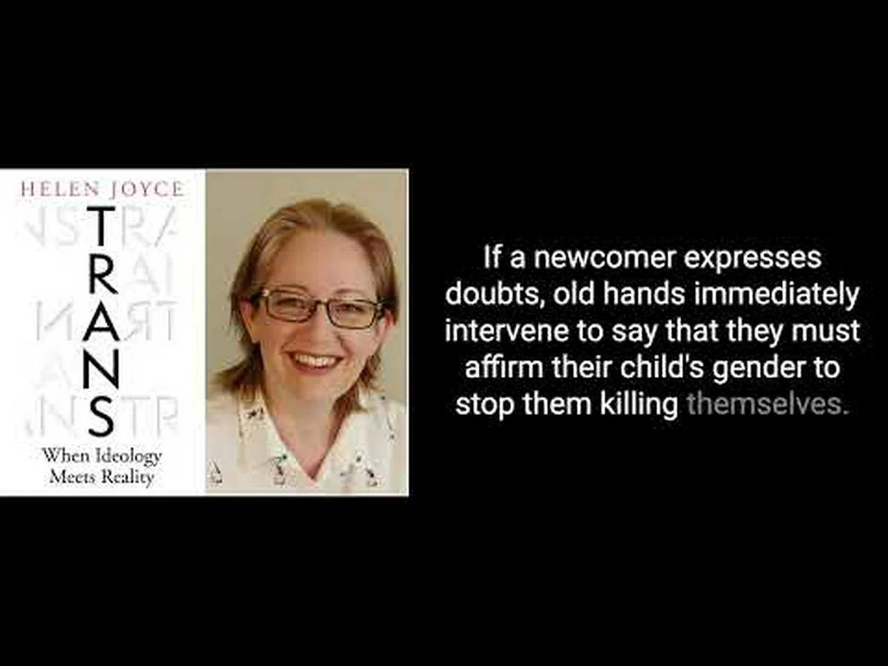 Helen Joyce - Trans: When Ideology Meets Reality: Suicide Fear