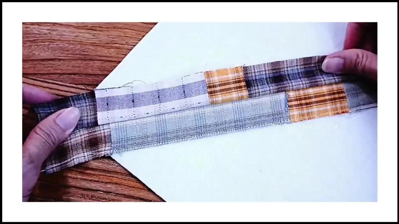 💎Revisiting Old Videos:"The Magical Patchwork Method: Learn the Art of Fabric Scrap Mosaic"