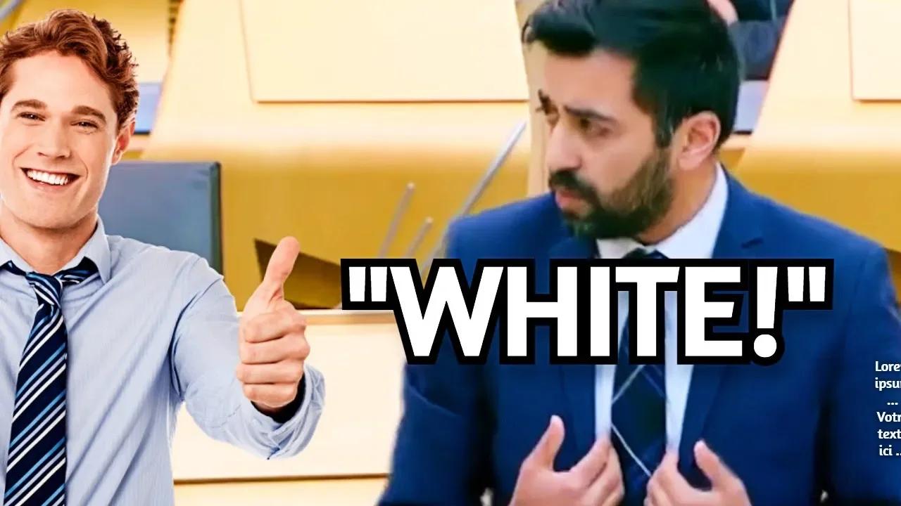 Humza Yousaf Discovers White People
