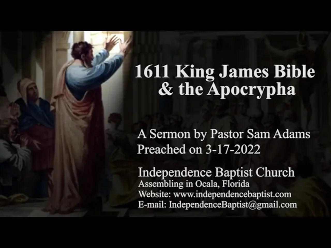 1611 King James Bible & the Apocrypha