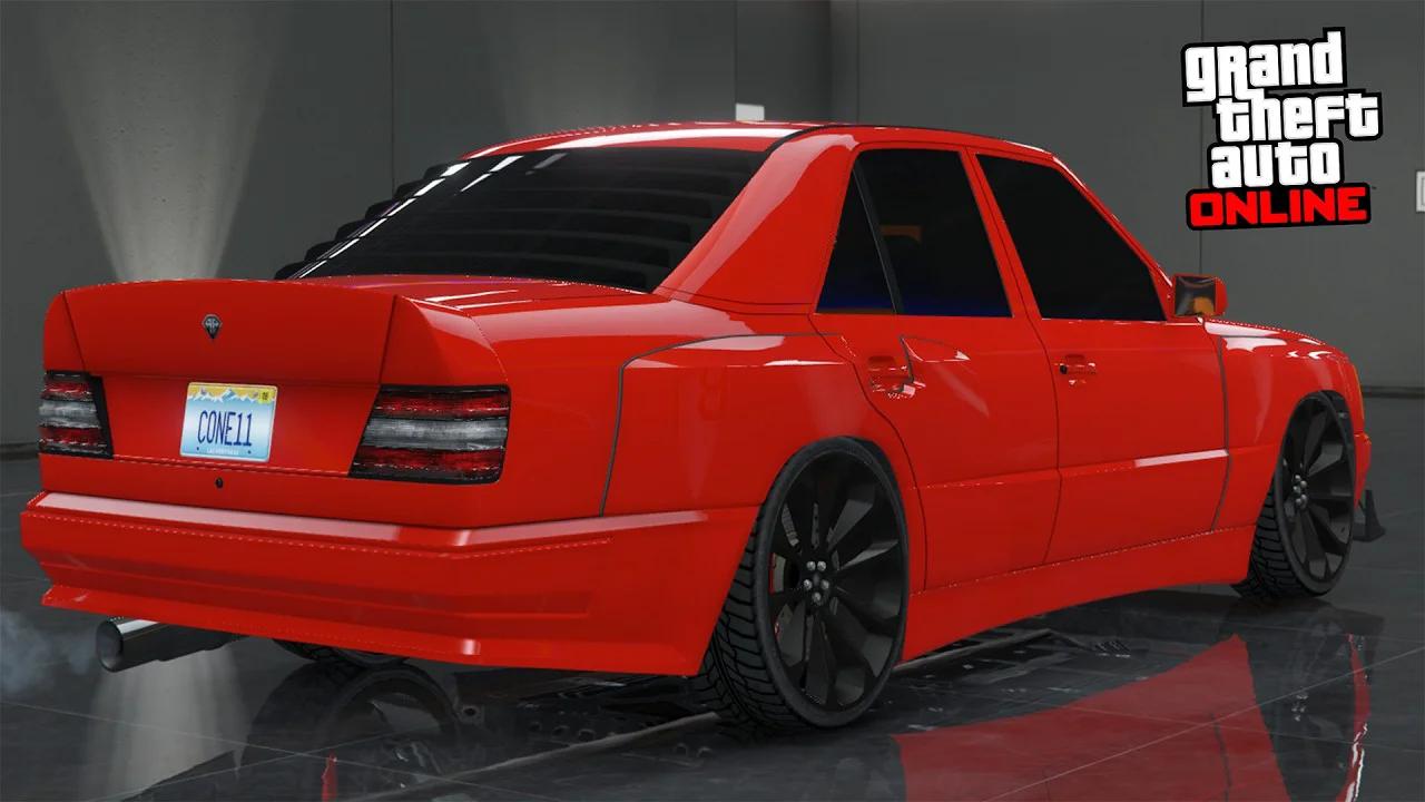 Benefactor Vorschlaghammer (Mercedes-Benz W124) - GTA 5 Online DLC Vehicle Customization
