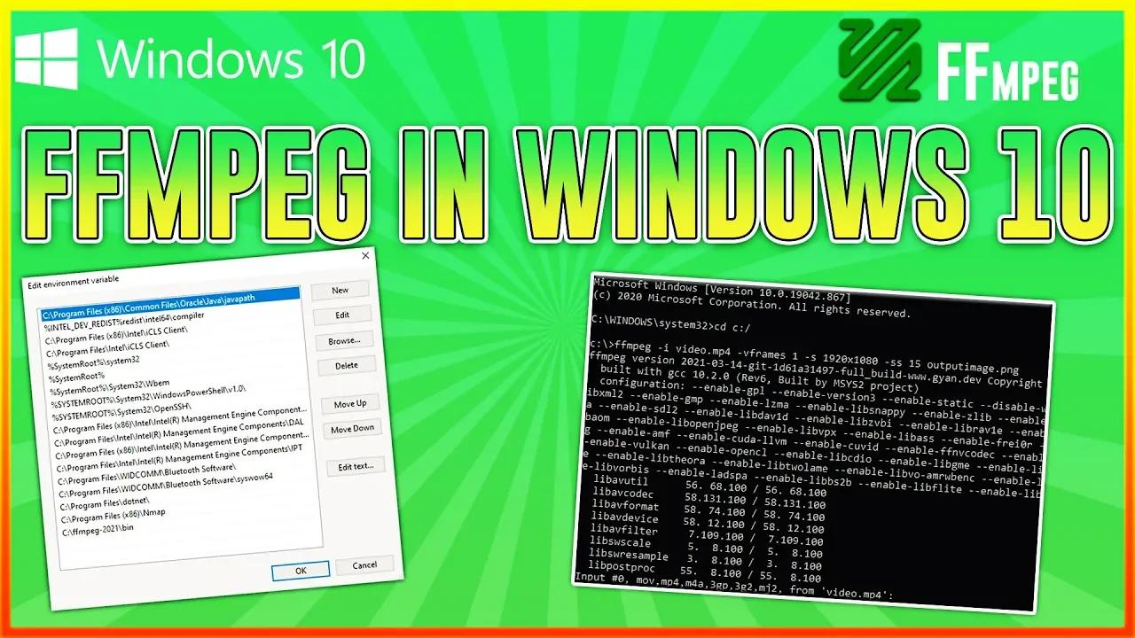 How To Download and Install FFMPEG in Windows 10