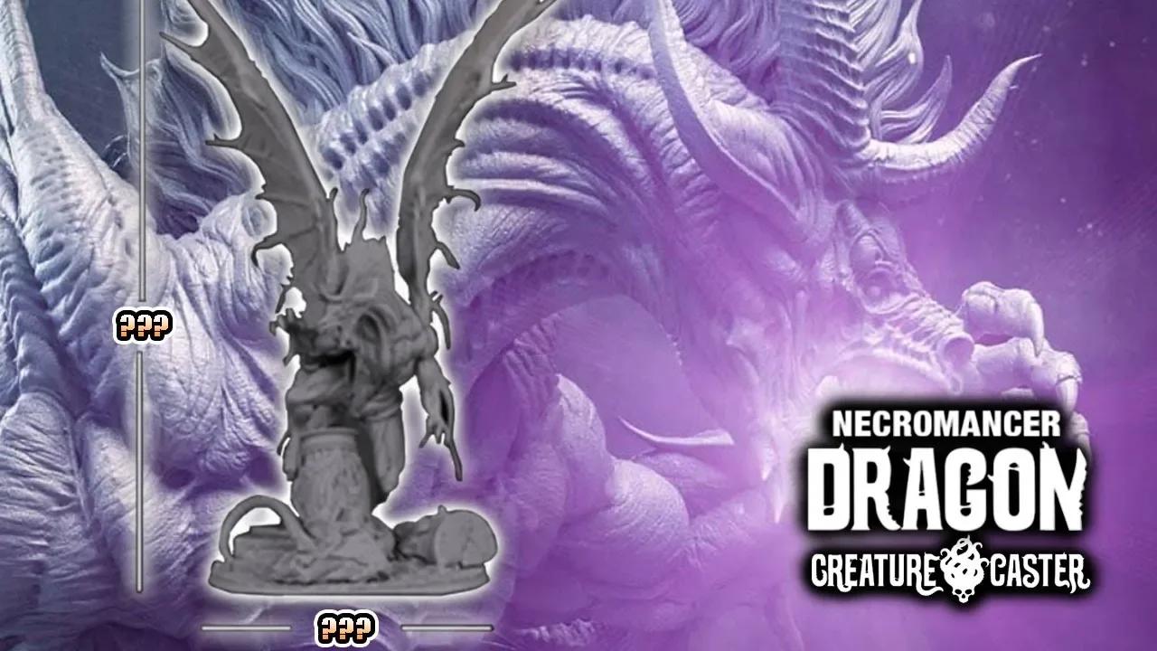 Insanely BIG- Creature Caster Necromancer Dragon Unboxing & Build