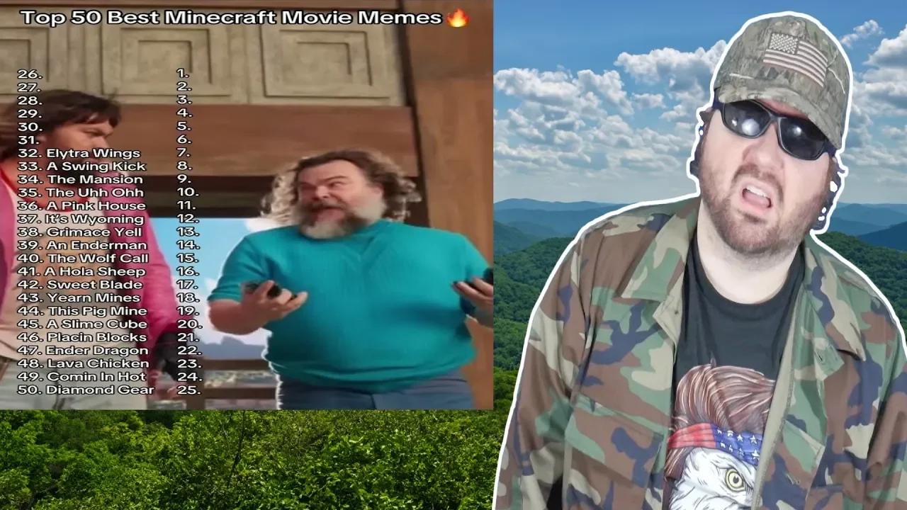 Top 50 Best Minecraft Movie Memes (TrixClipz) - Reaction! (BBT)