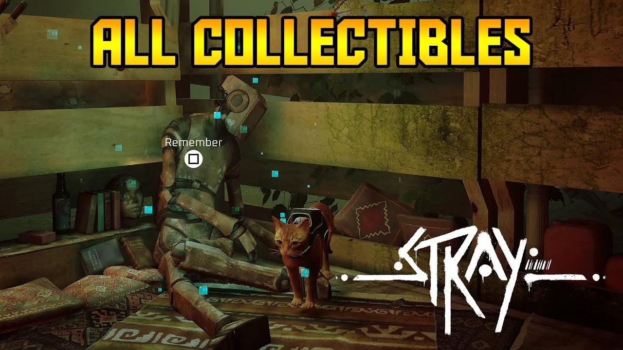 Stray - All Collectibles Locations Guide (All Badges, B-12 memories and ...