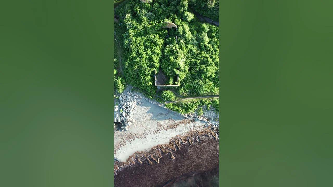 Birds Eye View of Black Point Ruins #drone #shorts
