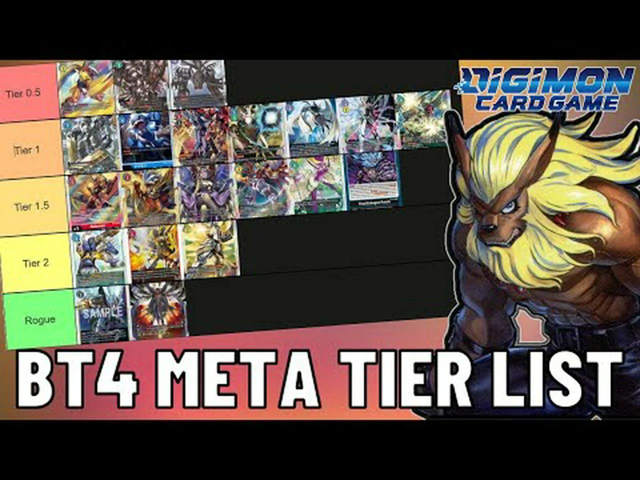 The ULTIMATE Digimon TCG Great Legend BT4 Meta Tier List