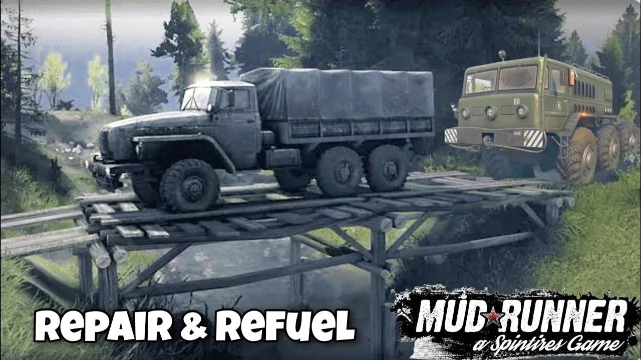 Repair & Refuel Challenge #2 - Mudrunner | Android Gameplay HD