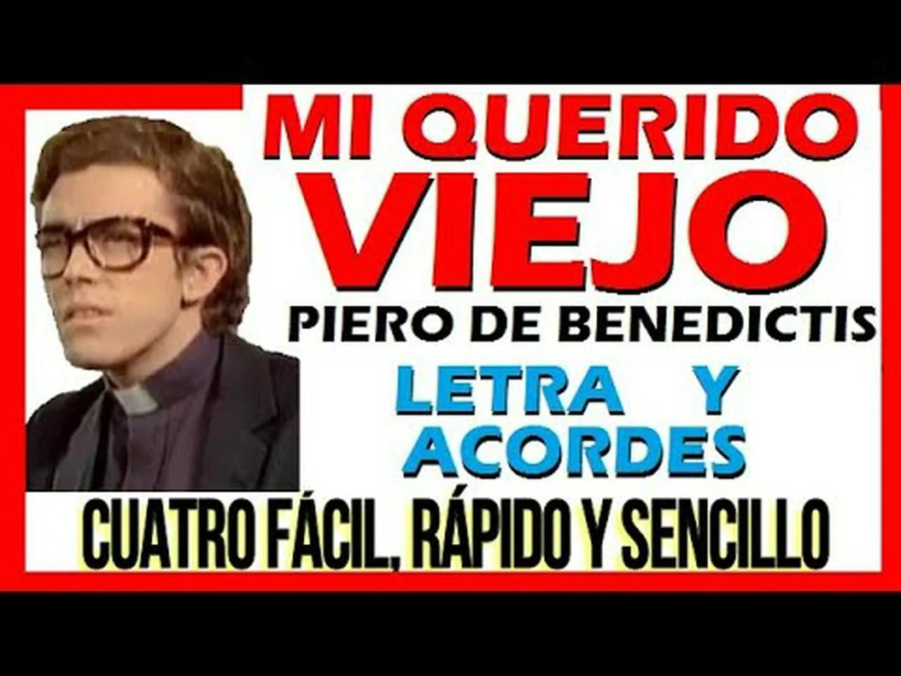 ES UN BUEN TIPO MI VIEJO. Piero. Tutorial Letra y Acordes. CUATRO FÁCIL ...