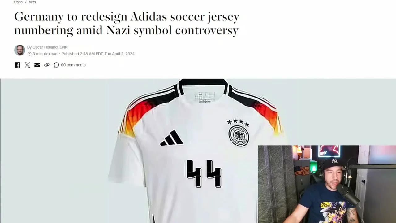 Germany Changes Soccer Jersey Out of Nazi Fears
