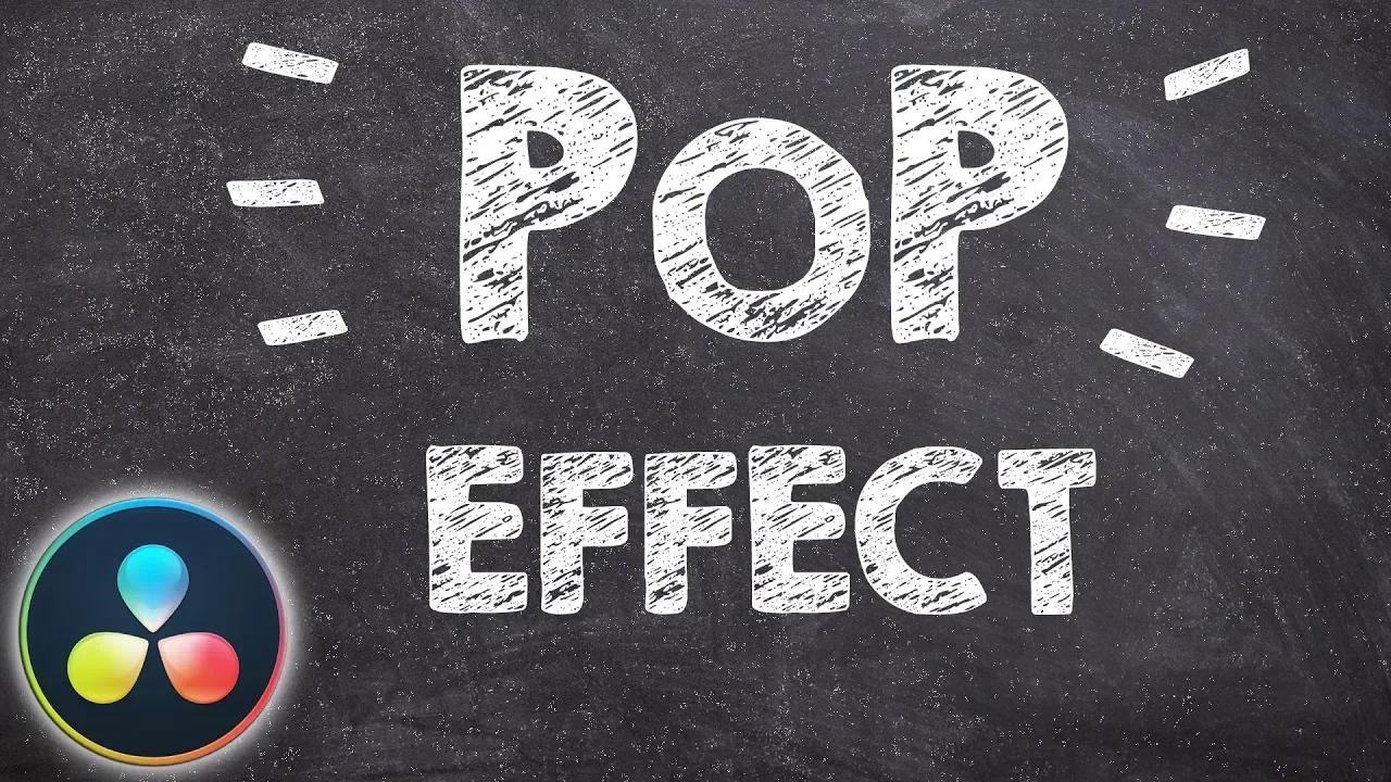 Make POP Effect In Davinci Resolve 17 ! Beginners Tutorial