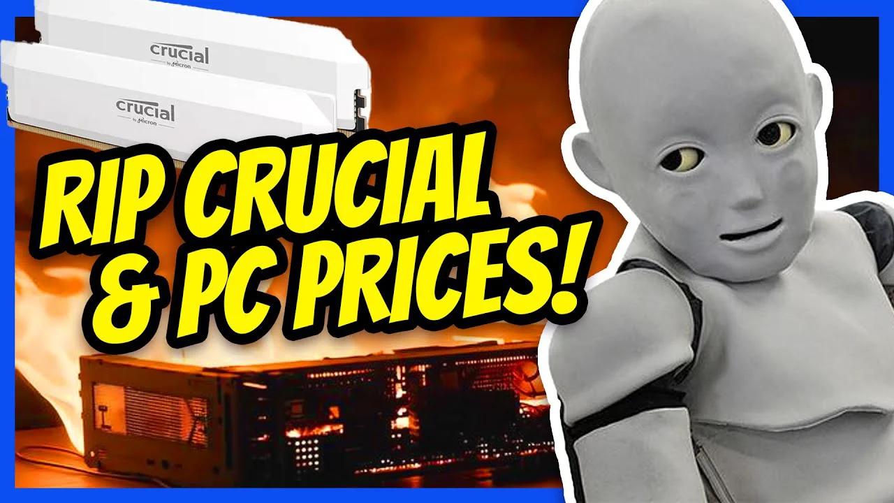 RIP Crucial RAM and RIP Gaming PC Builds on a Budget?! | Clownfish TV