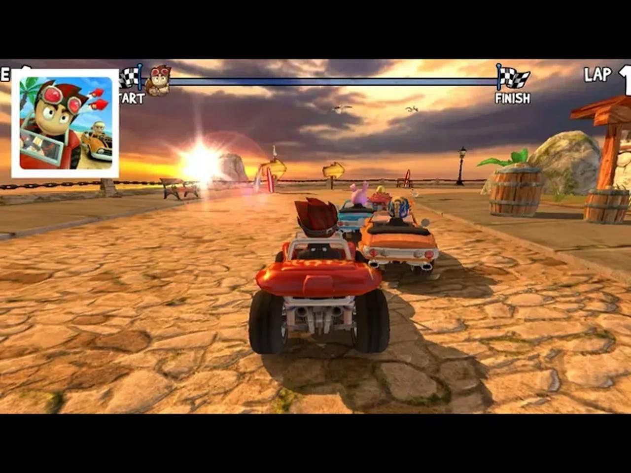 Beach Buggy Racing gameplay.