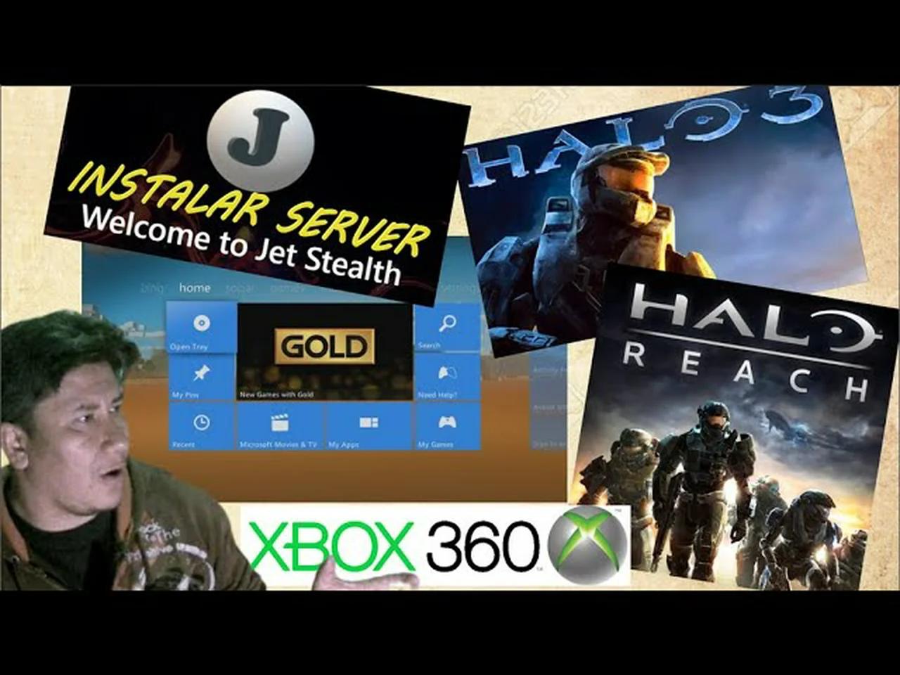 server para xbox 360 RGH con matchmakings para halo 3 y halo reach (JET STEALTH)