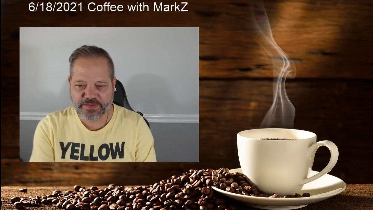 Coffee with MarkZ and joined by Mr Cottrell