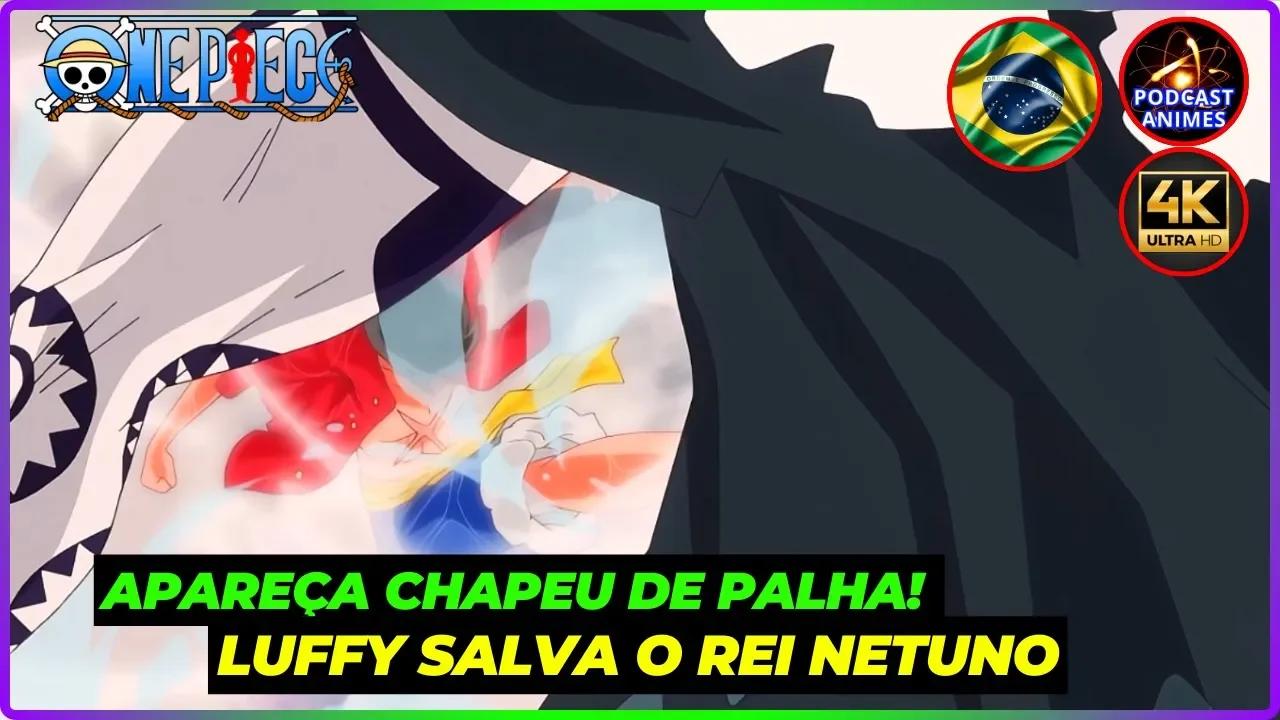 LUFFY SALVAO REI NETUNO - ONE PIECE DUBLADO EM PT-BR