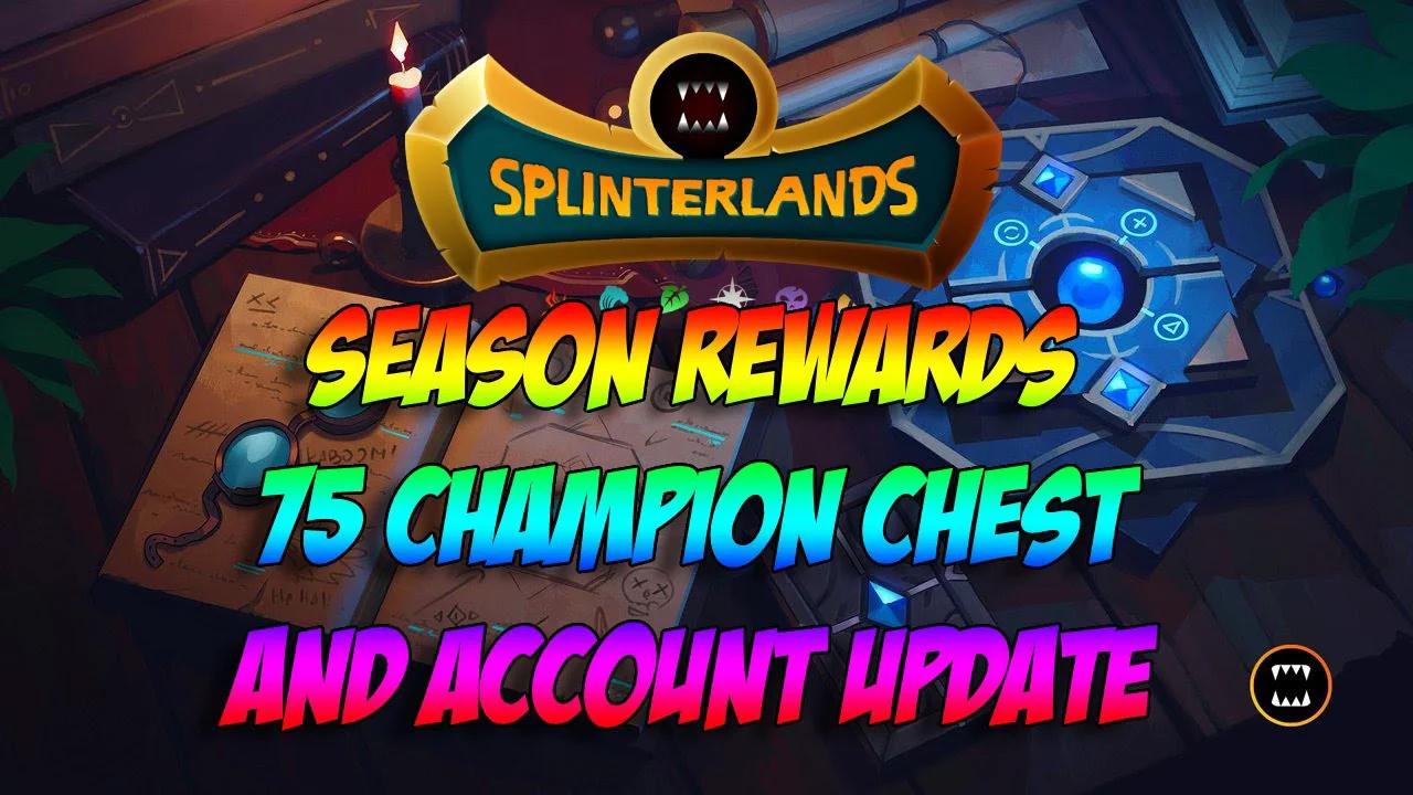 Splinterlands Season Rewards and Account Updates