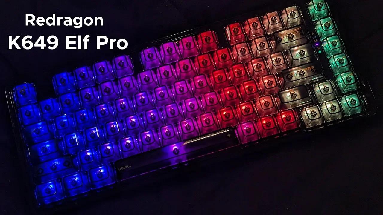 Redragon K649 Elf Pro Review and Sound Test