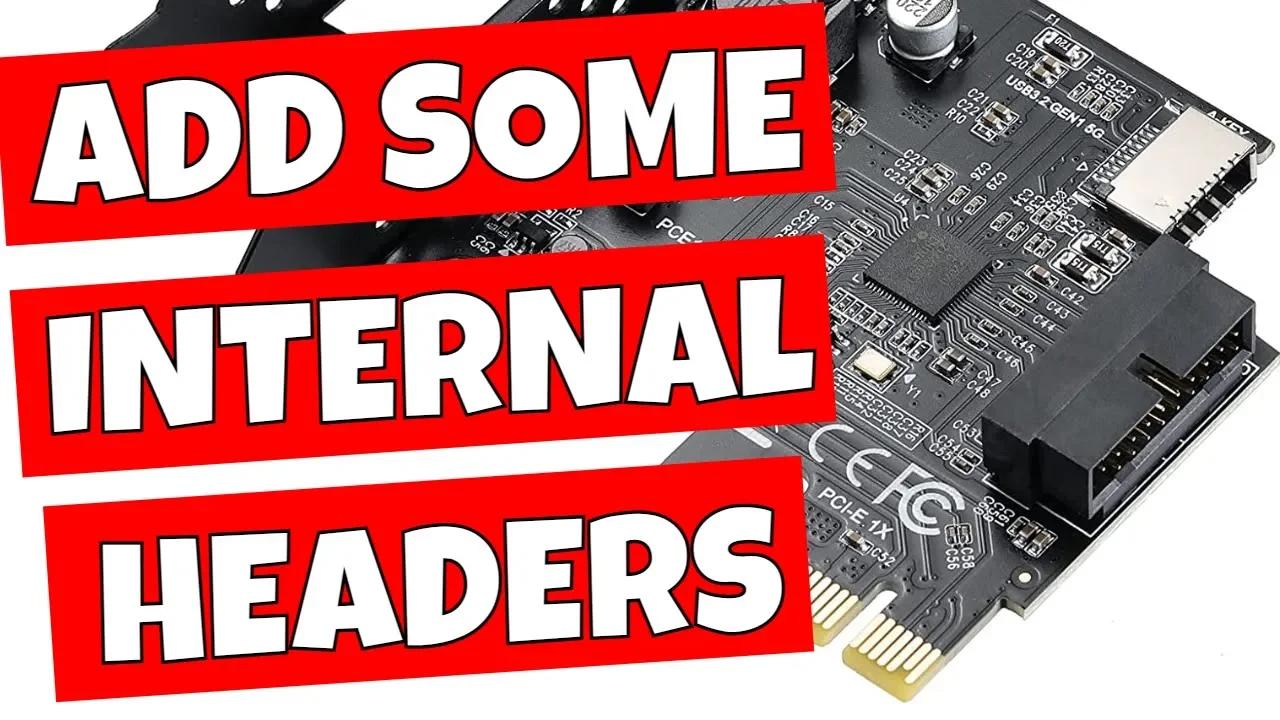 How To Add An Internal USB 3.0 Or 3.2 Type C Header To A Motherboard ...