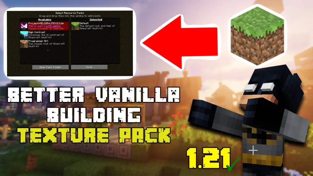 How To Download & Install Better Vanilla Building Texture Pack for ...