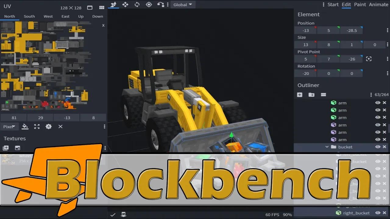 BlockBench -- Powerful Free All-In-One 3D Block Modelling Application