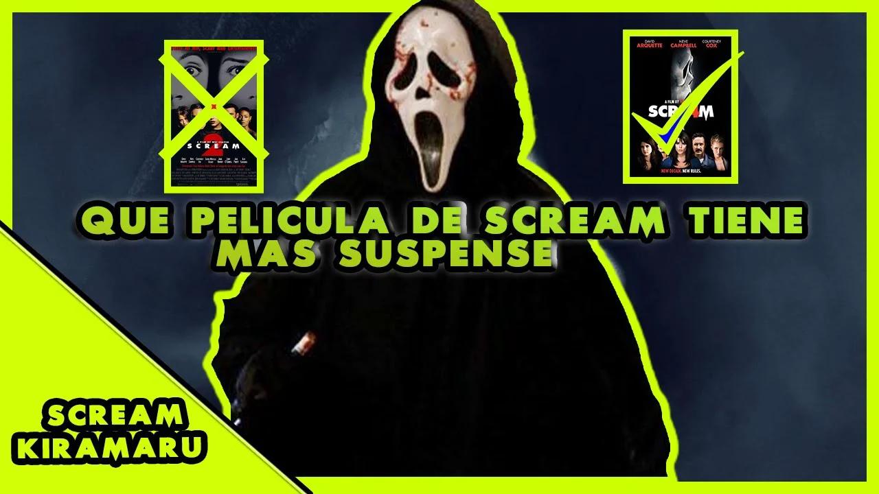 💀🔥QUE PELICULA DE LA SAGA SCREAM TIENE MAS SUSPENSE? 😱