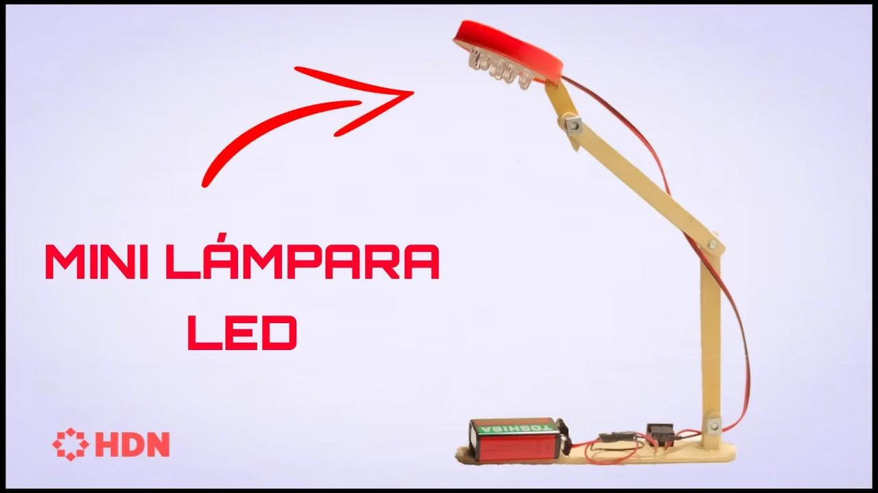 Como Hacer Una Mini Lampara Led De Escritorio How To Make A Mini Led