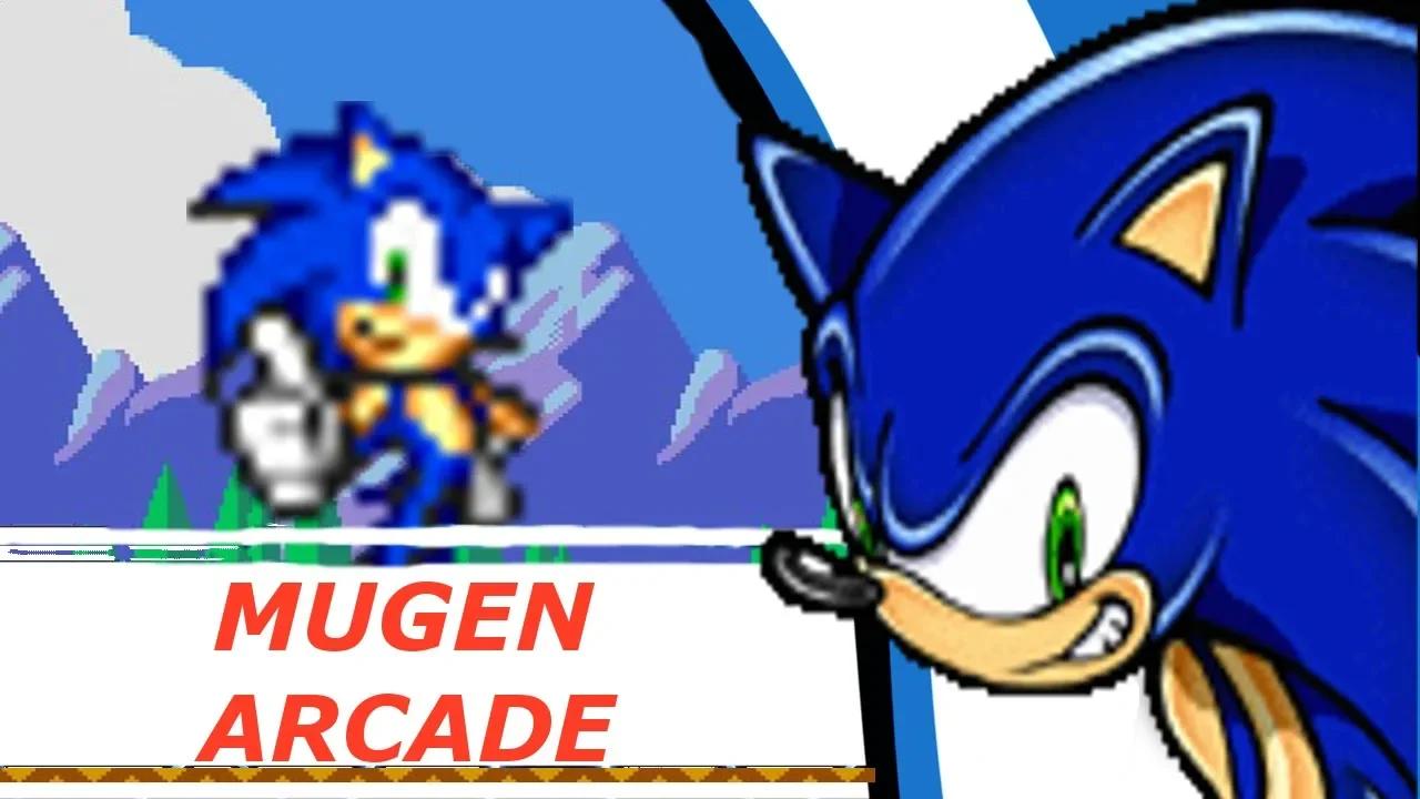 Mugen Arcade Mode with Sonic The Hedgehog by ABAB