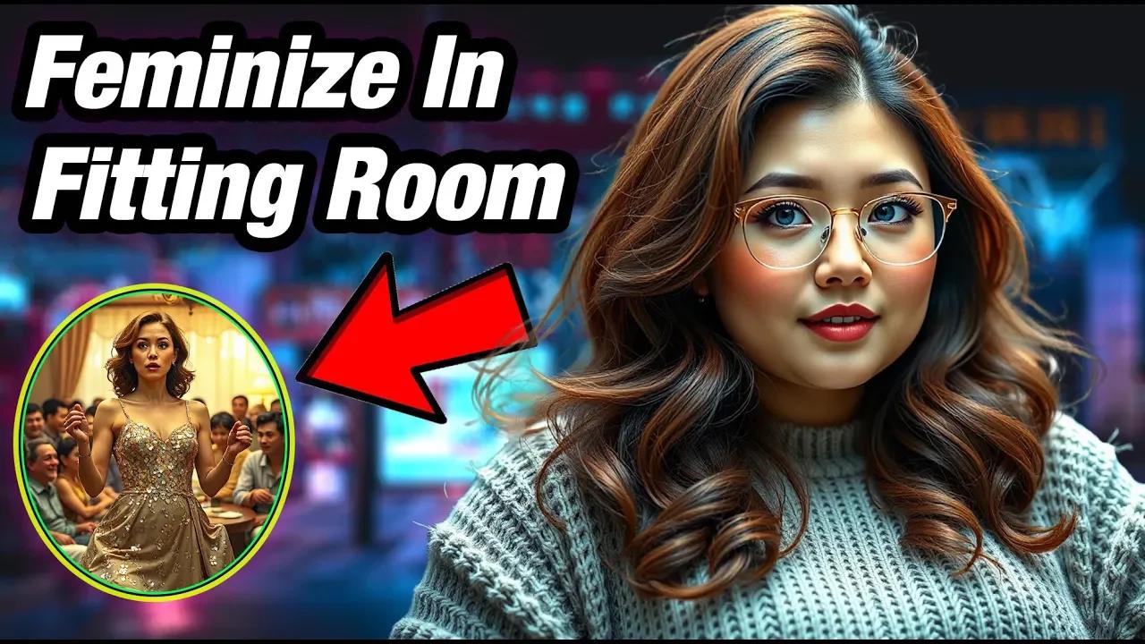 Feminized in the Fitting Room Then*** l Crossdressing Stories #mtf