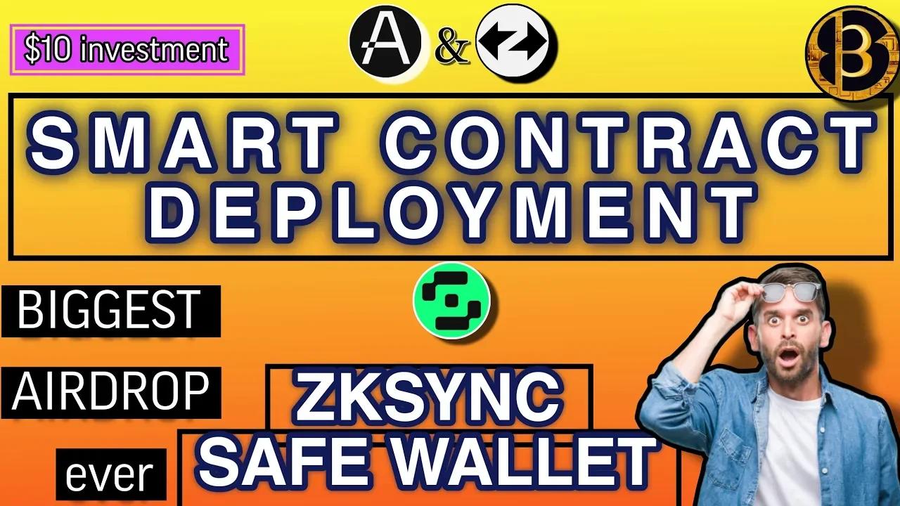 ALEO & ZKSYNC SMART CONTRACT DEPLOYMENT | ZKSYNC SAFE WALLET CREATION | EXPLAINED IN HINDI | AIRDROP