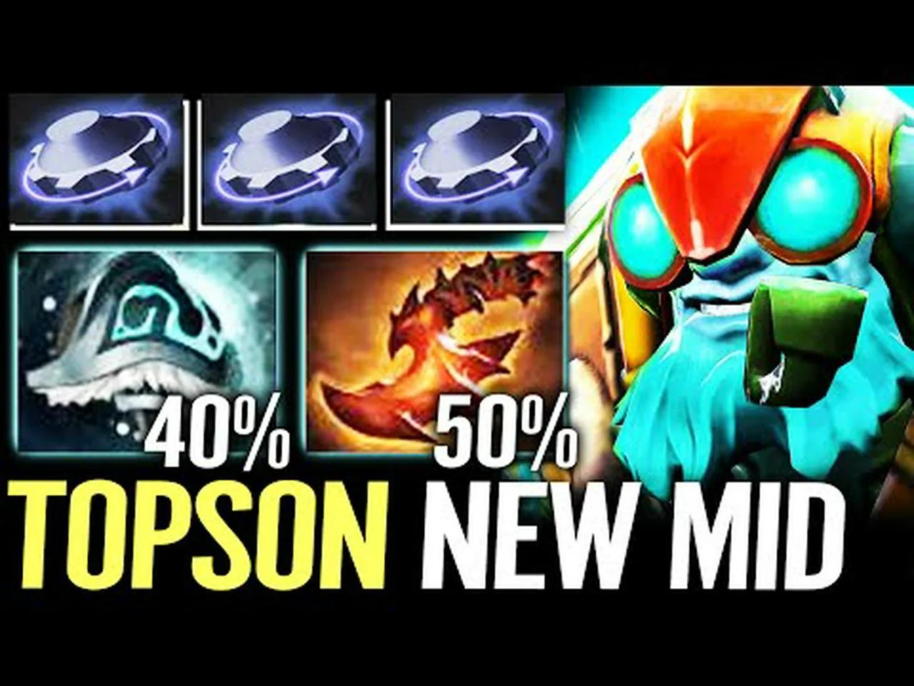 🔥 TOPSON Tinker Forgotten MID — 90% SLOW 900 RADIUS Spam Shiva + Overwhelming Blink Dota 2 Pro