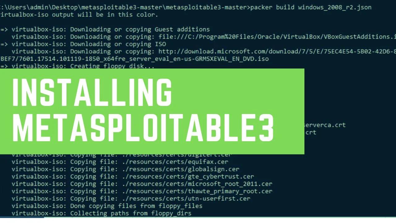 How To Install Metasploitable3 [Cybersecurity]