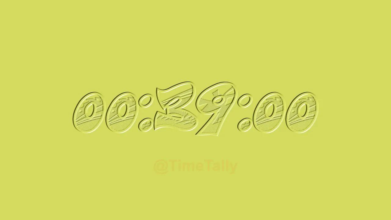 39 Minute Timer Count Down | 4K