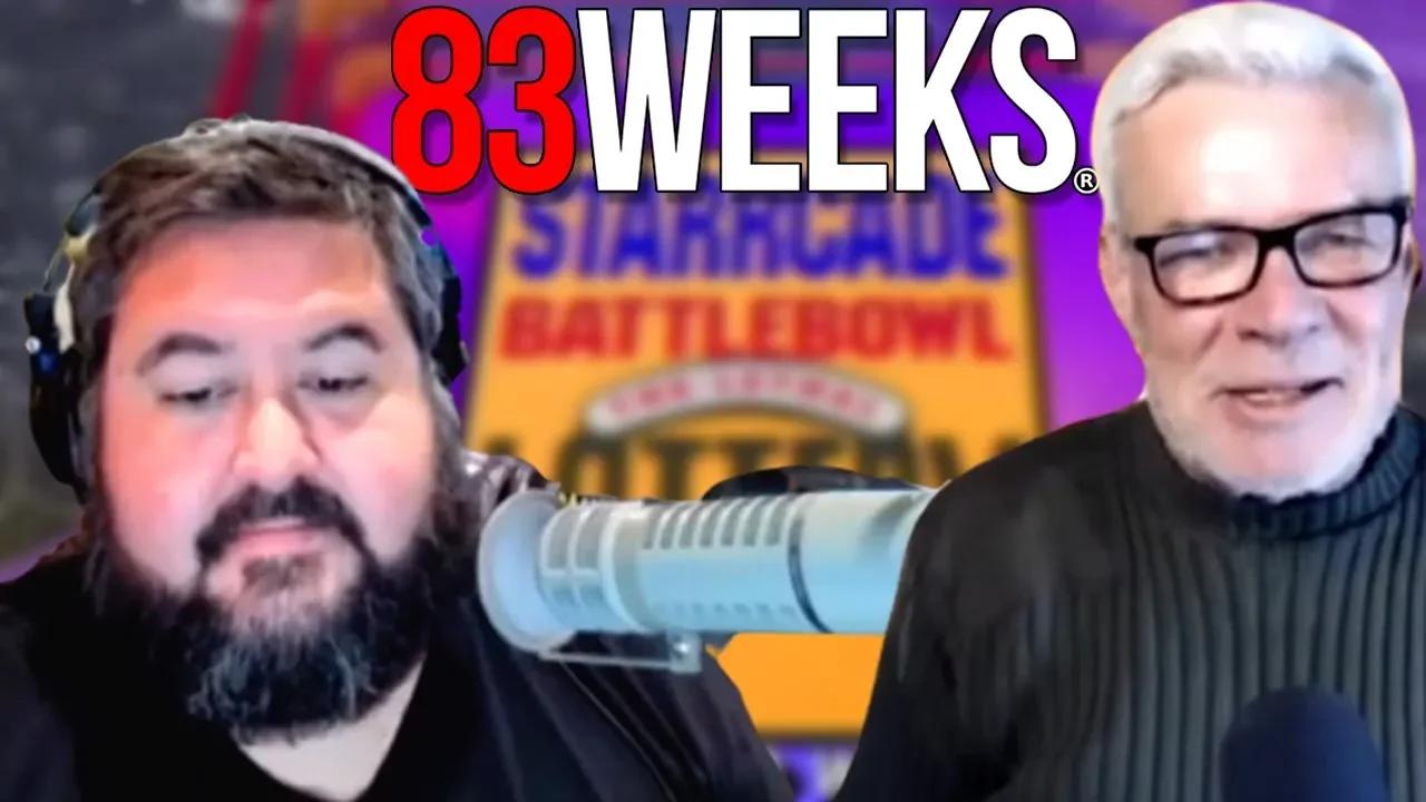 Eric Bischoff shoots on Rick Steiner & Chip Vs Arachnaman & Johnny B Badd